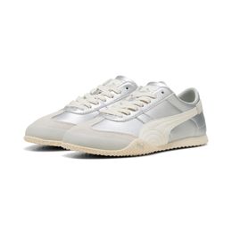 Sneaker Puma "BELLA UT LEA", Damen, Gr. 40, Puma silber, frosted ivory, Synthetik, mehrfarbig, Schuhe Sneaker, f&uuml;r sportliche Aktivit&auml;ten und Streetwear, mit Textil-Innenmaterial
