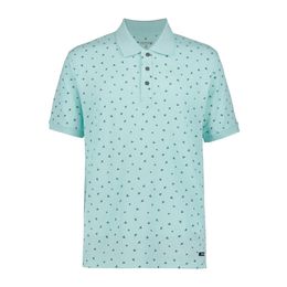 Poloshirt Icepeak "Icepeak Polo shirt Velletri", Herren, Gr. L, hellblau, Stoff, 100% Baumwolle, normal, hoch geschlossener Ausschnitt, Shirts