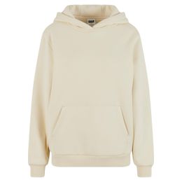 Kapuzensweatshirt Urban Classics "Urban Classics Ladies Fluffy Hoody", Damen, Gr. 4XL, sandwei&szlig;, 70% Baumwolle, 30% Polyester, unifarben, Sweatshirts