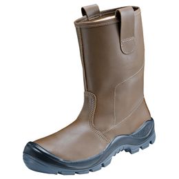 Sicherheitsschuh Atlas SCHUHE "Stiefel Anatomic Bau 825 XP" Gr. 42, braun, 42, Obermaterial: 100% Rindsleder Leather cow., Schuhe