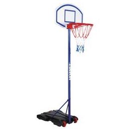Basketballkorb Hudora "Hornet 205", bunt (blau, wei&szlig;, rot, schwarz), Ballsportk&ouml;rbeH:245cm, Materialmix, H:245cm