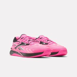 Trainingsschuh Reebok "NANO X5 EDGE", Damen, Gr. 37,5, atomic pink, wei&szlig;, Synthetik, Textil, Schuhe