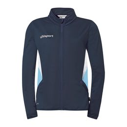 Trachtenjanker Uhlsport "Trainingsjacke Equipe 29 Classic Women", Damen, Gr. S, blau (marine, skyblau, wei&szlig;), Obermaterial: 100% Polyester Pol. recyc.., Jacken