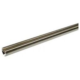 Innenlaufprofil Liedeco Gr. 2, silber (edelstahlfarben), L:160cm &Oslash;:1,6cm, Gardinenstangenhalterungen, 1-l&auml;ufig im Fixma&szlig; &Oslash; 16 mm