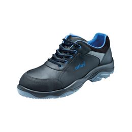 Sicherheitsschuh Atlas SCHUHE "Sicherheitsschuhe Alu-Tec 565 XP Weite 12" Gr. 45, schwarz (schwarz, blau), 45, Obermaterial: 100% Rindsleder Leather cow., Schuhe