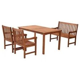 Garten-Essgruppe Merxx "Santos", braun, Sitzm&ouml;bel-Sets