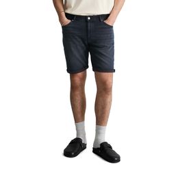 Marc O'Polo Shorts MARC O'POLO DENIM "aus Bio-Baumwoll-Mix", Herren, Gr. 29, Normalgr&ouml;&szlig;en, dunkelblau, Obermaterial: 99% Baumwolle, 1% Elasthan, unifarben, normal, Hosen Shorts
