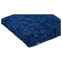 Dekokissen done. "Twist", blau (dunkelblau, meliert), B:45cm H:1cm L:45cm, Polyester, Dekokissen_Sitzkissen_Kissenh&uuml;llen, Geflochtene Optik