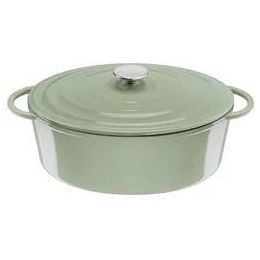 Br&auml;ter Tefal "LOV Schmortopf mit Deckel, &Oslash; 34 cm, oval", gr&uuml;n (hellgr&uuml;n), B:26,88cm H:17,41cm L:41,96cm &Oslash;:34cm, T&ouml;pfe, Induktion, f&uuml;r alle Herdarten geeignet, inkl. E-Book