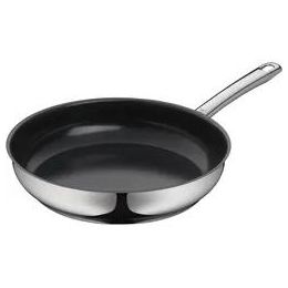 Bratpfanne WMF "Devil, &Oslash; 28 cm, Pfanne Induktion mit Antihaftversiegelung", schwarz (edelstahlfarben, schwarz), H:6cm &Oslash;:28cm, Pfannen, Bratpfanne, TransTherm-Allherdboden, f&uuml;r alle Herdarten geeignet, Edelstahlgriff