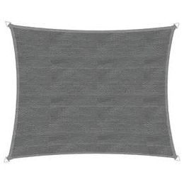Sonnensegel Windhager "Capri Rechteck", grau, B:400cm T:500cm, Polyethylen, Sonnensegel, 4x5m, grau