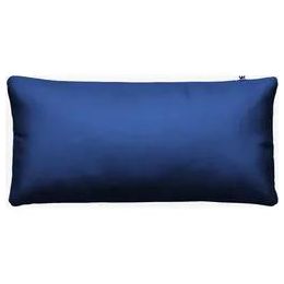 Kissenbezug WOLKENFELD "Mikrofaser Kissenbezug - Allergiker Kopfkissenbezug - unfassbar weich", blau (marineblau), B:40cm L:80cm, Microfaser, Obermaterial: 100% Polyester, Kissenbez&uuml;ge, Kissenbezug, Gr&ouml;&szlig;e 80x80, 40x80 und 70x90 cm; versteckter Rei&szlig;verschluss