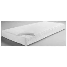 Matratzenauflage "Auflage, 70x140, 90x200 cm und weiteren Gr&ouml;&szlig;en", wei&szlig;, B:80cm L:200cm, Bezug: 100% Baumwolle, Dormisette PROTECT & CARE, Matratzenzubeh&ouml;r, Allergiker geeignet (Hausstauballergiker), hohe Feuchtigkeitsaufnahme