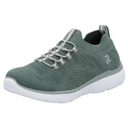 Slip-On Sneaker Rieker SPORT, Damen, Gr. 39, gr&uuml;n (mint), Textil, Schuhe Sneaker, Slipper, Freizeitschuh, Schlupfschuh mit Elastik-Einstieg, Topseller