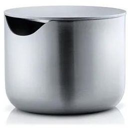 Zuckerdose Blomus "BASIC", silber (edelstahlfarben), H:5,2cm, Lebensmittelaufbewahrungsbeh&auml;lter, Zuckerdose