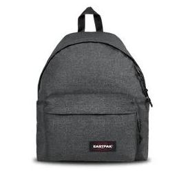 Freizeitrucksack Eastpak "PADDED PAK'R", Gr. B/H/T: 30cm x 40cm x 18cm, schwarz (schwarz denim), Textil, Basic, Rucks&auml;cke Freizeitrucksack, Unisex Schulrucksack, Reiserucksack mit kontrastfarbigen Details
