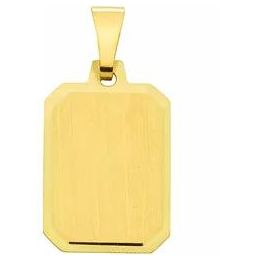 Adelia&acute;s Anh&auml;nger mit Gravur ADELIA ́S "Damen 585 Gold Gravurplatte Anh&auml;nger", gold, Schmuckanh&auml;nger, Damen, Gelbgold 585 Gold, Gelbgold 585, Gold, Goldschmuck f&uuml;r Damen