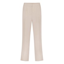 Stoffhose Betty Barclay "Damen unifarben", Damen, Gr. 36, Normalgr&ouml;&szlig;en, grau beige, Obermaterial: 96% Polyester, 4% Elasthan, relaxed fit lang, Hosen Stoffhose