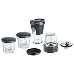 Bosch Zerkleinereraufsatz "5-in-1, MUZ45XTM1", schwarz (transparent, schwarz), K&uuml;chenmaschinen-Aufs&auml;tze