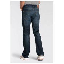 Levi's Bootcut-Jeans LEVI'S "527 SLIM BOOT CUT", Herren, Gr. 36, L&auml;nge 32, blau (comin round the moun), Denim/Jeans, Obermaterial: 99% Baumwolle, 1% Elasthan, slim fit, Jeans, in cleaner Waschung