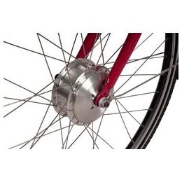 E-Bike SAXONETTE "Fashion Plus 2.0" Gr. 45, rot (ruby rot, rubinrot), Elektrofahrr&auml;der, 45cm, 28 Zoll (71,12cm), Pedelec, Elektrofahrrad f&uuml;r Damen u. Herren
