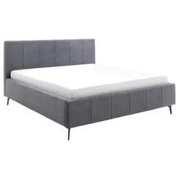 Meise M&ouml;bel Stauraumbett MEISE.M&Ouml;BEL "Lizzano", grau (anthrazit), L:217cm, Betten, Stauraumbett, inkl. Lattenrost und Bettkasten