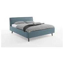 Meise M&ouml;bel Polsterbett MEISE.M&Ouml;BEL "Frieda", blau (ocean), B:156cm H:105cm L:224cm, Betten, Polsterbett, wahlweise mit Lattenrost und Bettkasten