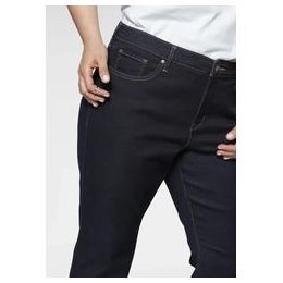 Levi's Bootcut-Jeans LEVI'S PLUS "315", Damen, Gr. 22 (54), L&auml;nge 30, blau (rinsed), Denim/Jeans, Obermaterial: 80% Baumwolle, 19% Polyester, 1% Elasthan, bootcut fit lang, Jeans, Shaping