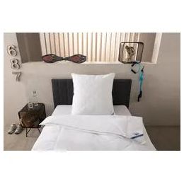Microfaserbettdecke Beco "Medibett, Bettdecken f&uuml;r Sommer und Winter, in drei Bezugsvarianten", wei&szlig;, B:200cm L:200cm, Bezug: 100% Baumwolle. F&uuml;llung: 100% Polyester, Bettdecken, Microfaserbettdecke, Bettdecke 135x200 cm, allergiker geeignet (Hausstauballergiker)