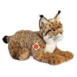 HERMANN TEDDY ORIGINAL Kuscheltier TEDDY HERMANN "Luchs liegend, 45 cm", braun, Pl&uuml;schfiguren, KinderL:45cm, Polyester, Kuscheltier, zum Teil aus recyceltem Material, L:45cm