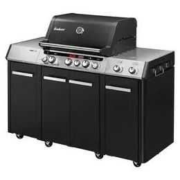 Gasgrill Enders "UNIQ PRO 3 IK KITCHEN CRUSTER", grau (schwarz, edelstahlfarben), B:150,5cm H:120,6cm T:66,5cm, Grills, Outdoork&uuml;che, BxH: 150,5x120,6 cm
