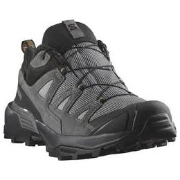 Outdoorschuh Salomon "X ULTRA 360 LEATHER GORE-TEX", Herren, Gr. 41, grau (sharkskin), Nubukleder, Synthetik, Schuhe Outdoorschuh, wasserdicht