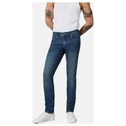 Slim-fit-Jeans PEAK TIME "Mailand", Herren, Gr. 38, L&auml;nge 34, blau, Denim/Jeans, Material: 87% Baumwolle, 11% Polyester, 2% Elasthan, Basic, slim fit lang, Jeans Slim-fit-Jeans, Herren Jeans mit super hohem Stretch-Anteil