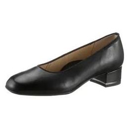Pumps Ara "GRAZ", Damen, Gr. 3,5 (36), schwarz, Glattleder, Schuhe Pumps, Abendschuh, Festtagsschuh, Blockabsatz, gl&auml;nzendes Detail am Absatz