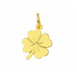 Adelia&acute;s Kette mit Anh&auml;nger ADELIA ́S "Schmuckset - Set mit Halskette 585 Gold Anh&auml;nger Kleeblatt", gold, Halsketten, Damen, Gold, Schmuckset - Set mit Halskette
