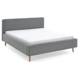 Meise M&ouml;bel Polsterbett MEISE.M&Ouml;BEL "Mattis", blau (t&uuml;rkis), B:201cm H:105cm L:218cm, Bezug Bett: Multicolor (100% Polyester), Betten, Polsterbett, Topseller, wahlweise mit Bettkasten