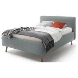 Meise M&ouml;bel Polsterbett MEISE.M&Ouml;BEL "Mattis", blau (t&uuml;rkis), B:161cm H:105cm L:218cm, Bezug Bett: Multicolor (100% Polyester), Betten, Polsterbett, Topseller, wahlweise mit Bettkasten