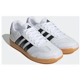 Hallenschuh Adidas PERFORMANCE "SPEZIAL LIGHT", Damen, Gr. 43, schwarz-wei&szlig; (cloud wei&szlig;, core schwarz, core schwarz), Synthetik, Textil, Schuhe Hallenschuh, Handballschuh