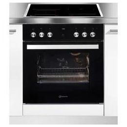 Bauknecht Flex-Induktions-Herd-Set "HEKO LIMBO FLEXI", Energieeffizienz: A+ (A+++-D), schwarz, Herdsets, Flexi Duo &ndash; kombinierbare Zonen f&uuml;r flexibles Kochen, SoftClose, Topseller