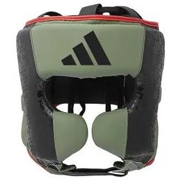 Kopfschutz Adidas PERFORMANCE "Combat 50 Headguard" Gr. L, gr&uuml;n (gr&uuml;n, schwarz), Protektoren, L