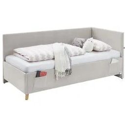 Meise M&ouml;bel Kinderbett MEISE.M&Ouml;BEL "COOL II", beige (nata, nata), B:150cm L:210cm, Betten, Kinderbett, Polsterbett wahlweise mit Bettkasten, Jugendbett inkl. USB Anschl&uuml;sse