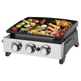Gasgrill El Fuego "Planchagrill Austin III", schwarz, B:50cm H:24cm T:48cm, Grills, mit gusseiserner Planchaplatte