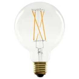 Segula LED-Leuchtmittel "Vintage Line", Energieeffizienz: G (A-G), transparent, L:140cm &Oslash;:95cm, Leuchtmittel, dimmbar, Globe 95 klar- scherbensicher, E27