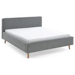 Meise M&ouml;bel Polsterbett MEISE.M&Ouml;BEL "Mattis", blau (t&uuml;rkis), B:181cm H:105cm L:218cm, Bezug Bett: Multicolor (100% Polyester), Betten, Polsterbett, Topseller, wahlweise mit Bettkasten