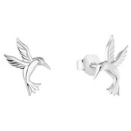 Paar Ohrstecker Amor "Kolibri", silber (silberfarben), Ohrringe, Damen, Silber 925 (Sterlingsilber)
