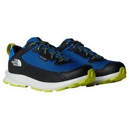 Wanderschuh The North Face "Y FASTPACK HIKER WP", Kinder, Gr. 36, schwarz (hero blau, tnf schwarz), Synthetik, Textil, Schuhe Wanderschuh, wasserdicht