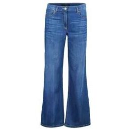 Slim-fit-Jeans Betty Barclay "Damen mit Waschung", Damen, Gr. 44, Normalgr&ouml;&szlig;en, blau, Obermaterial: 50% Baumwolle, 40% Lyocell, 10% Modal, Basic, relaxed fit, Jeans Slim-fit-Jeans