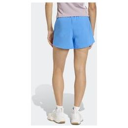 Shorts Adidas PERFORMANCE "WE MIN 2IN1 SH", Damen, Gr. XXL, N-Gr, ray blau, normal, gr., Obermaterial: 100% Polyester, Hosen Shorts
