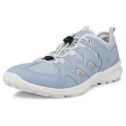 Slip-On Sneaker Ecco "Terracruise LT W", Damen, Gr. 40, blau (hellblau), Lederimitat, Textil, Schuhe, Trekking Schuh, Sommerschuh, Schlupfschuh mit Schnellverschluss