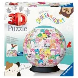 Puzzle Ravensburger "Puzzle-Ball Squishmallows", bunt, Puzzles, KinderB:13cm H:13cm, Kunststoff, Made in Europe, B:13cm H:13cm